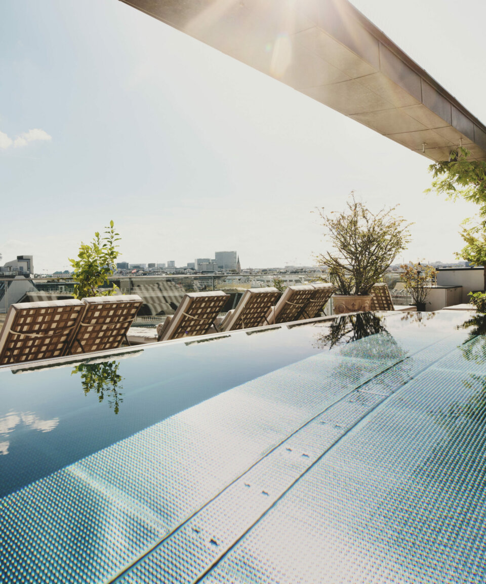 Hotel mit Pool Wien - Grand Ferdinand Wien mit Rooftop Pool
