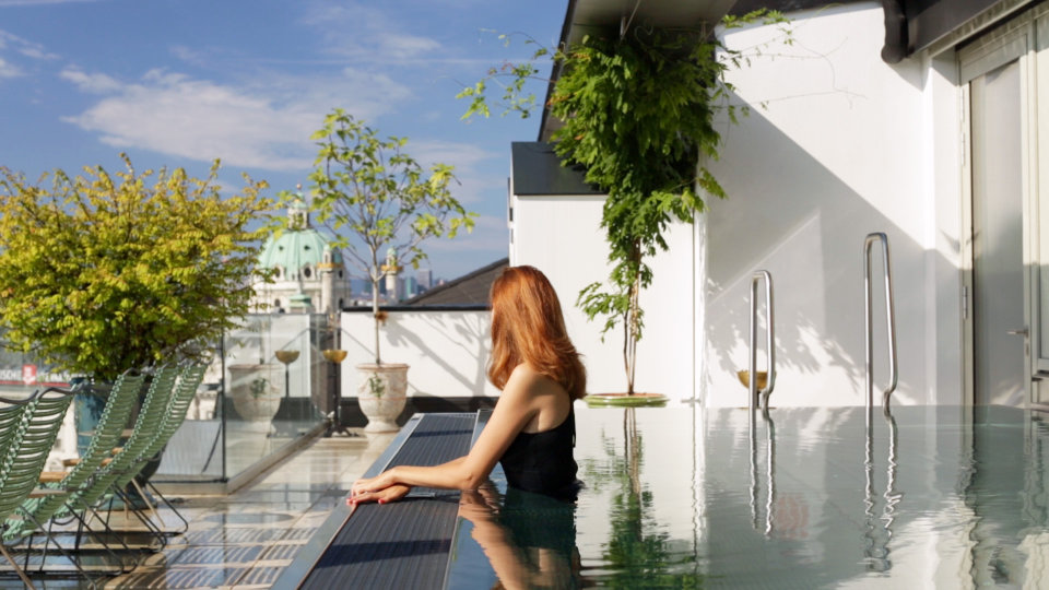 Hotel mit Pool Wien - Grand Ferdinand Wien mit Rooftop Pool